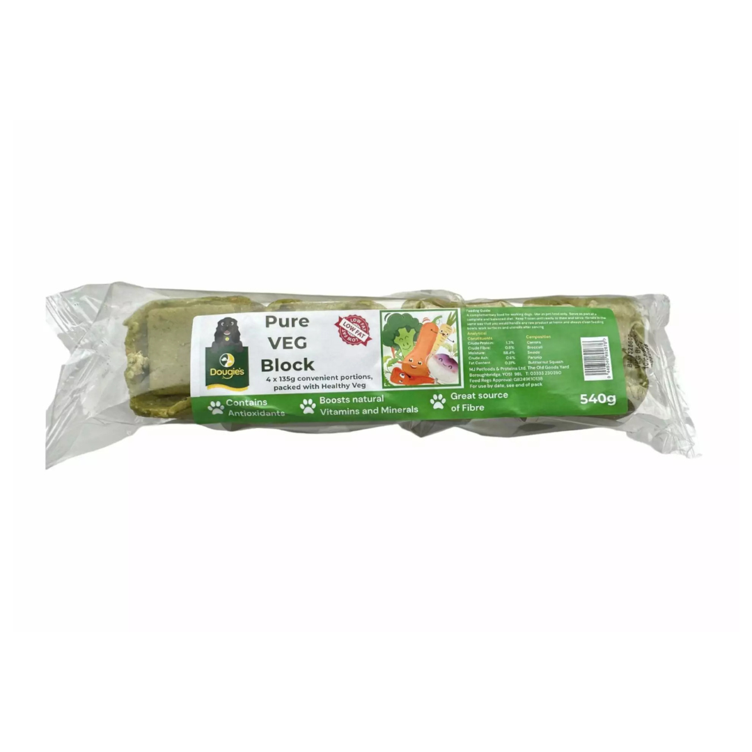Dougies Pure Veg Blocks (4x140g) – Natural Treats Bristol