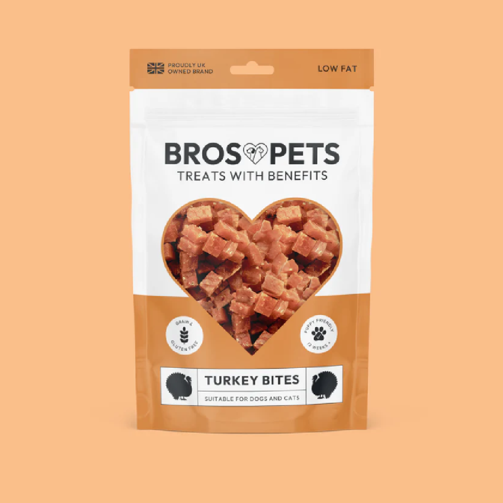 Bros Turkey Bites 100g – Natural Treats Bristol