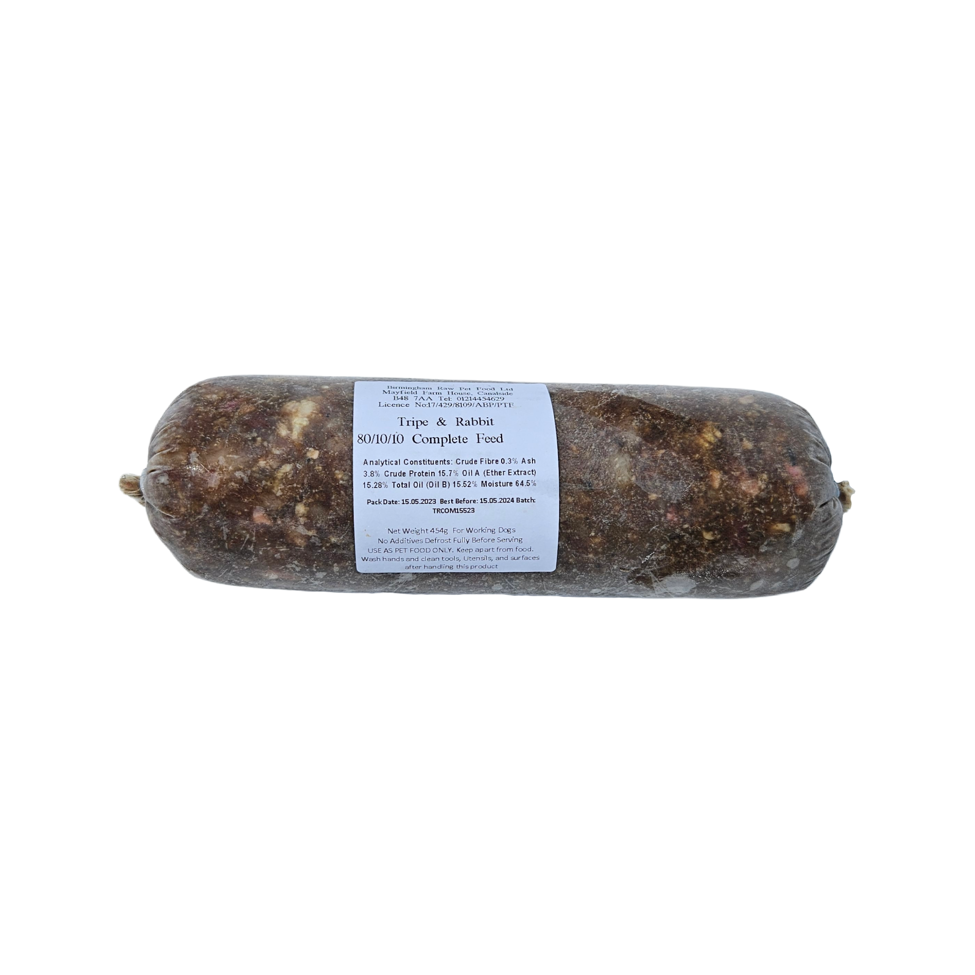 BR Tripe & Rabbit 454g – Natural Treats Bristol