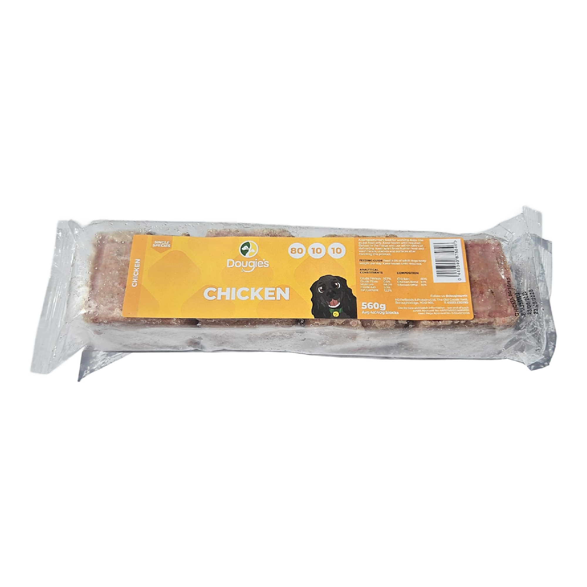 Dougies Chicken 80/10/10 560g – Natural Treats Bristol