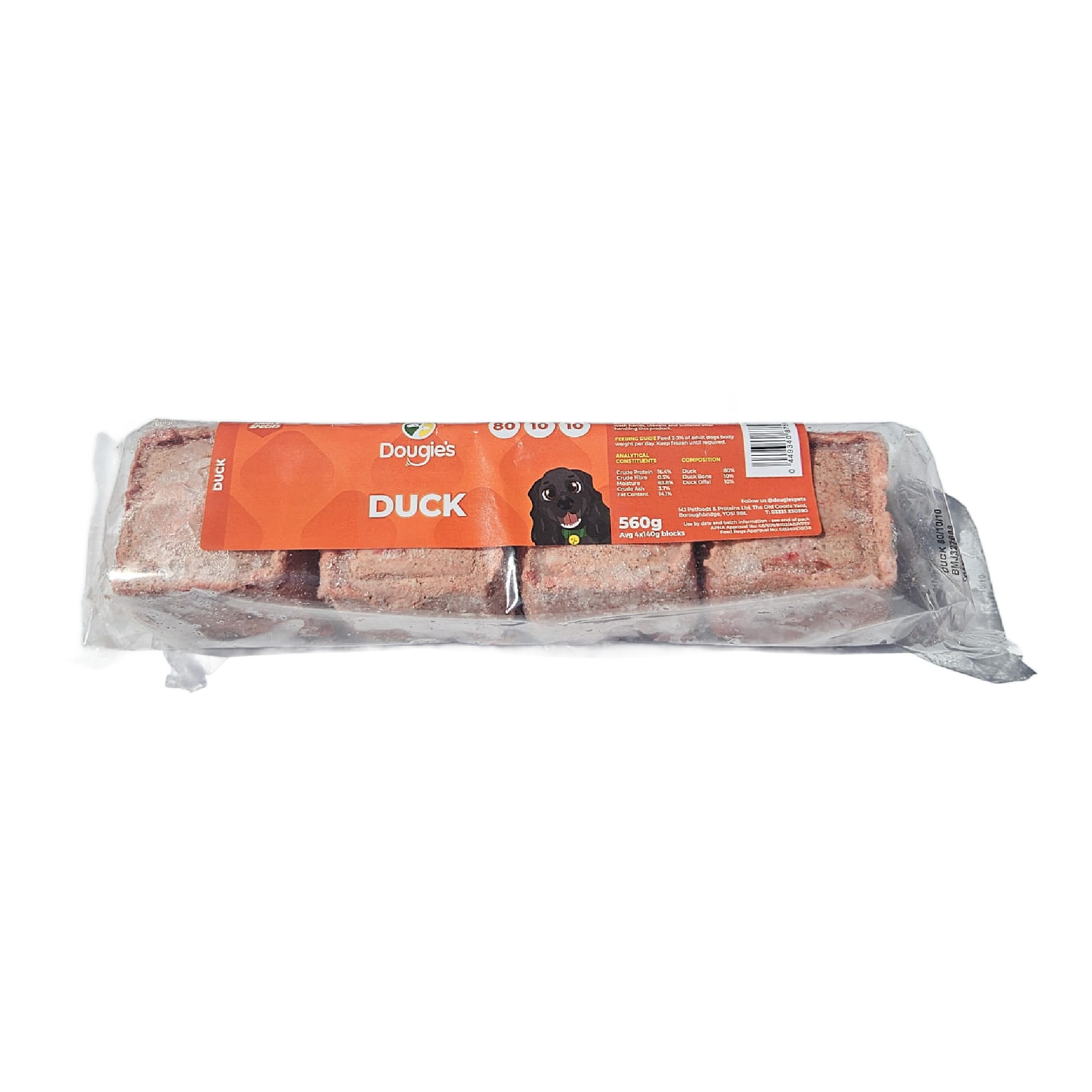 Dougies Duck 80/10/10 560g – Natural Treats Bristol